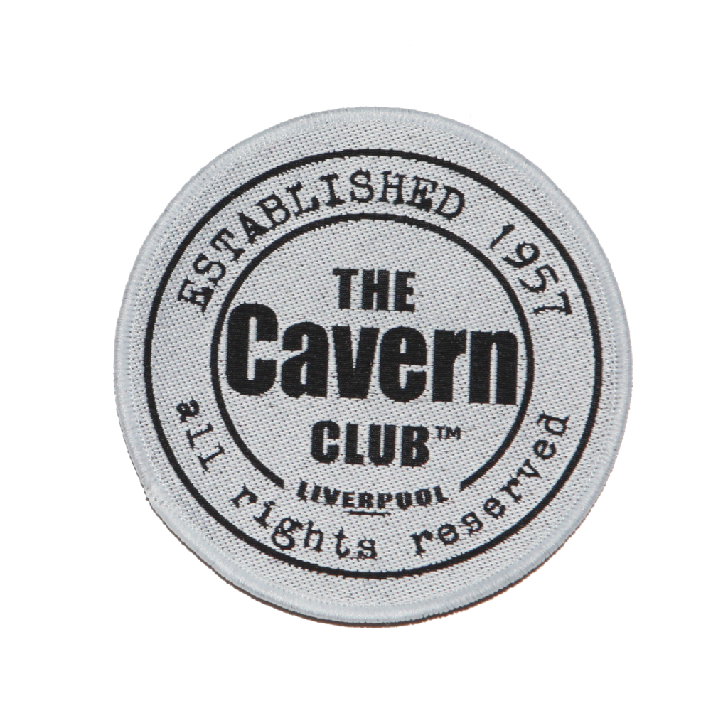 White round Cavern Club logo sew on patch - Cavern Club